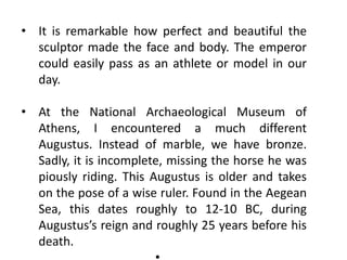 Greek Depictions of Augustus in Life and Death.pptx