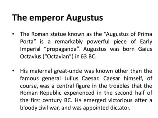 Greek Depictions of Augustus in Life and Death.pptx