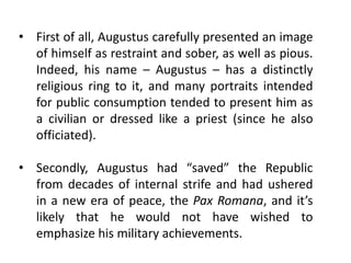 Greek Depictions of Augustus in Life and Death.pptx