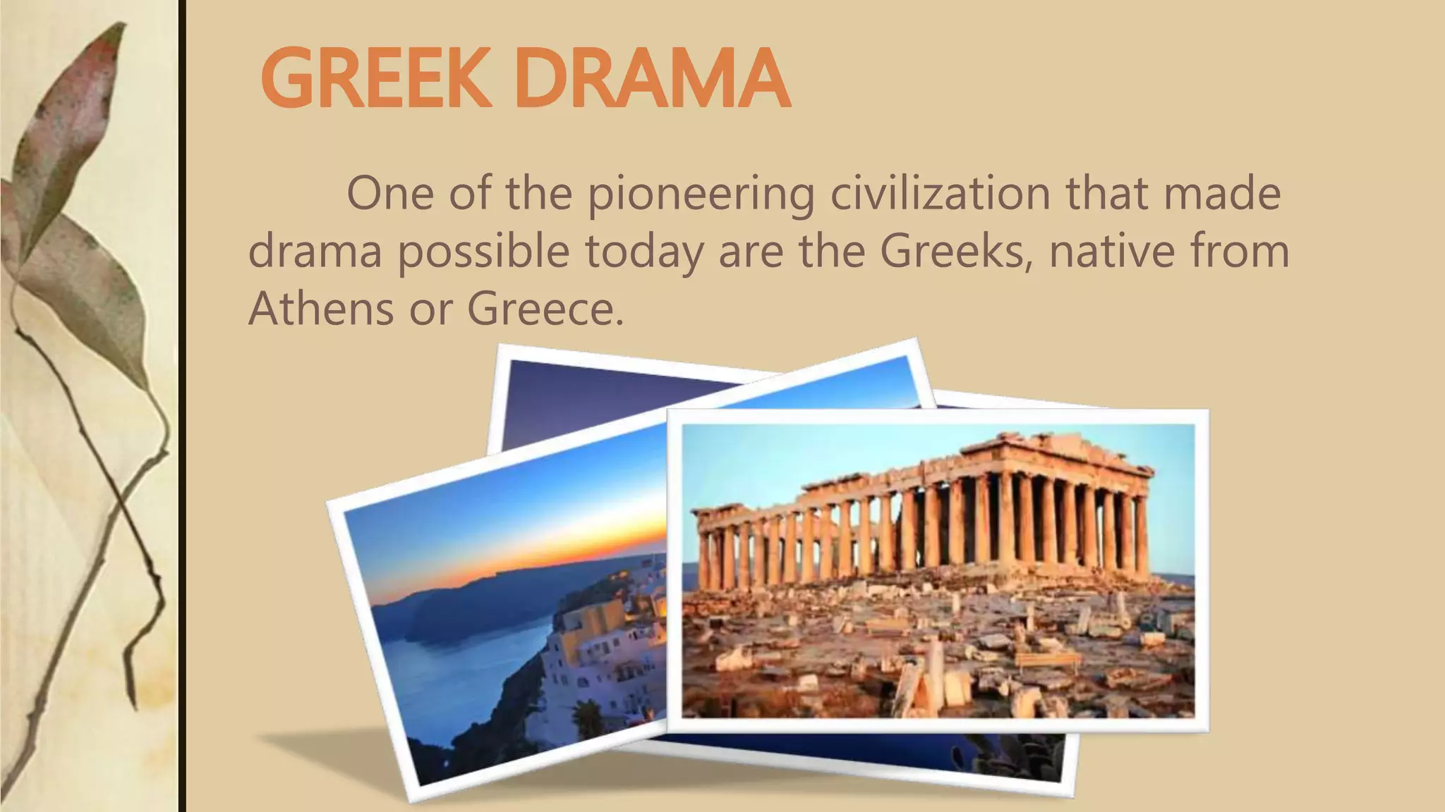 Greek Drama | PPTX