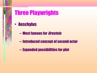 Greek drama powerpoint | PPT