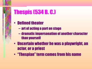 Greek drama powerpoint | PPT