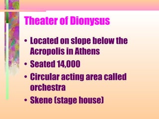 Greek drama powerpoint | PPT