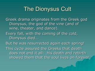 Greek Drama Powerpoint2 | PPTX