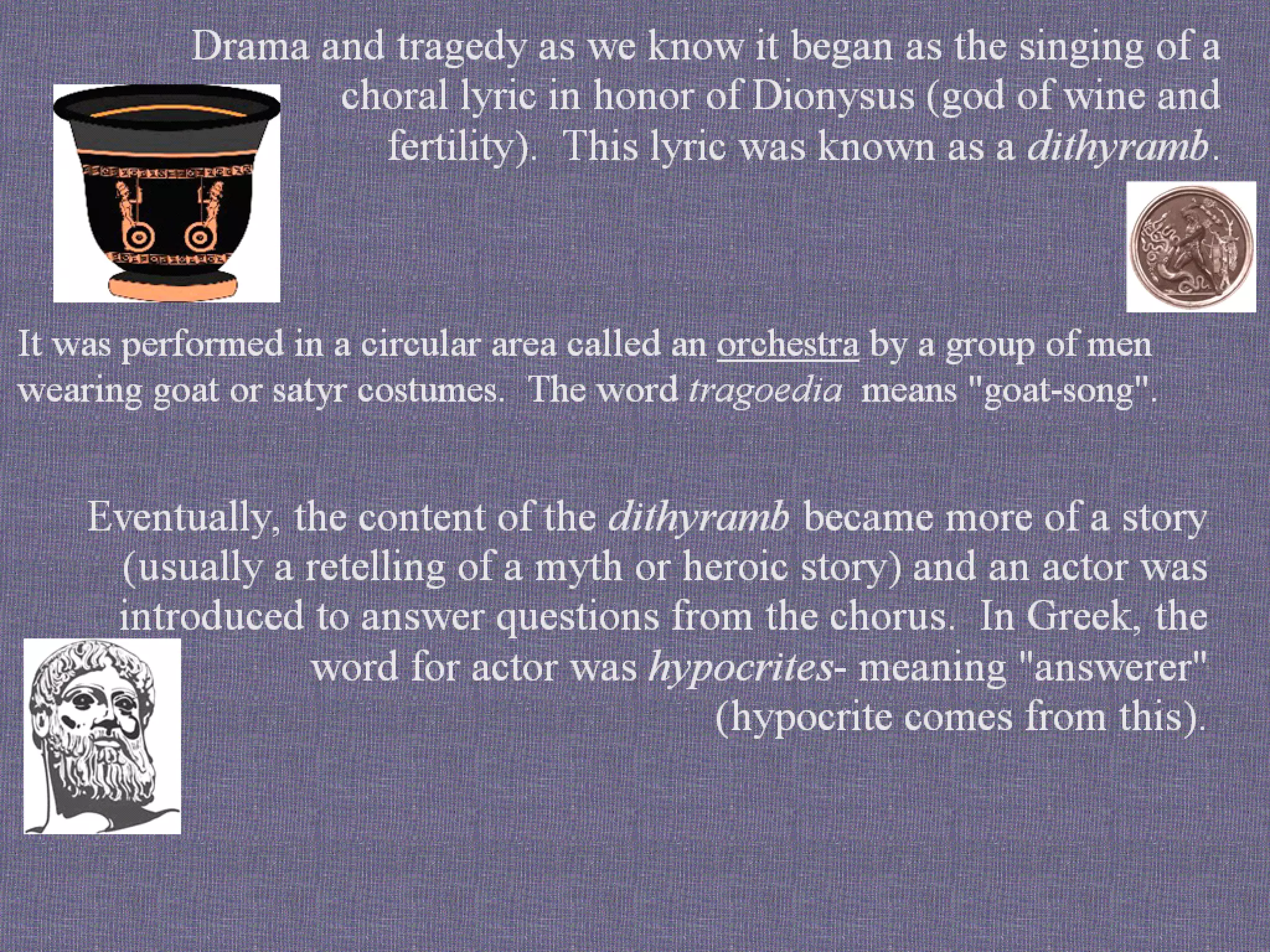 Introduction to Greek Drama | PPT