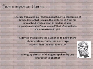 Introduction to Greek Drama | PPT