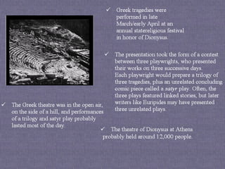 Introduction to Greek Drama | PPT