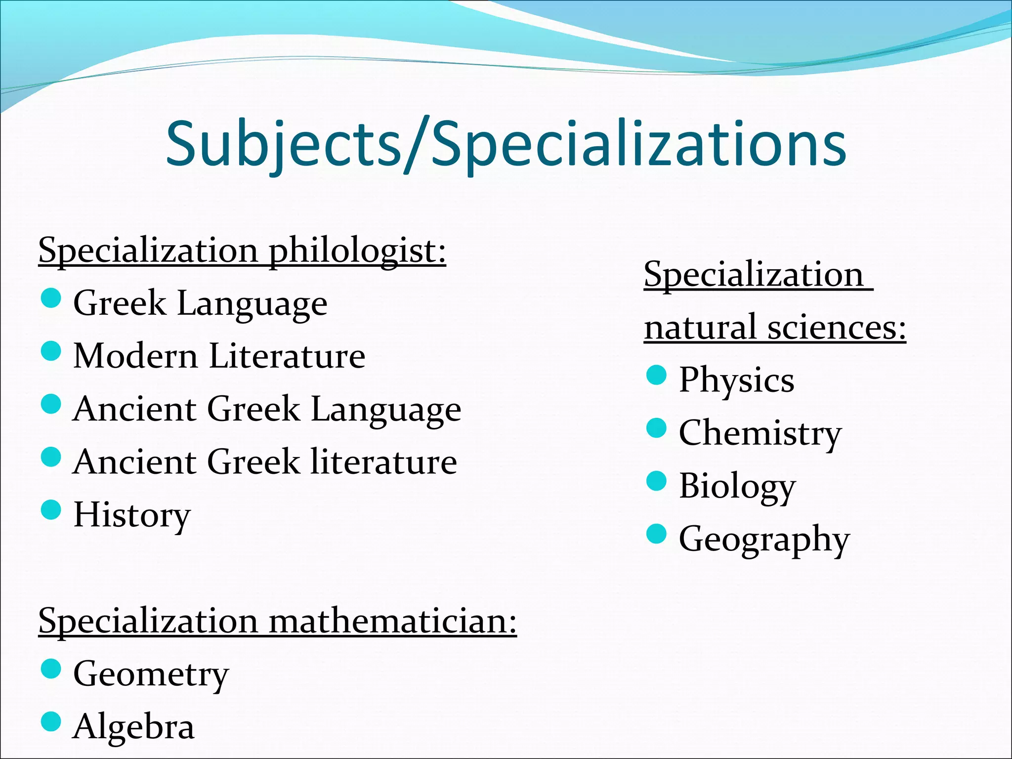 Greek educational system | PPT