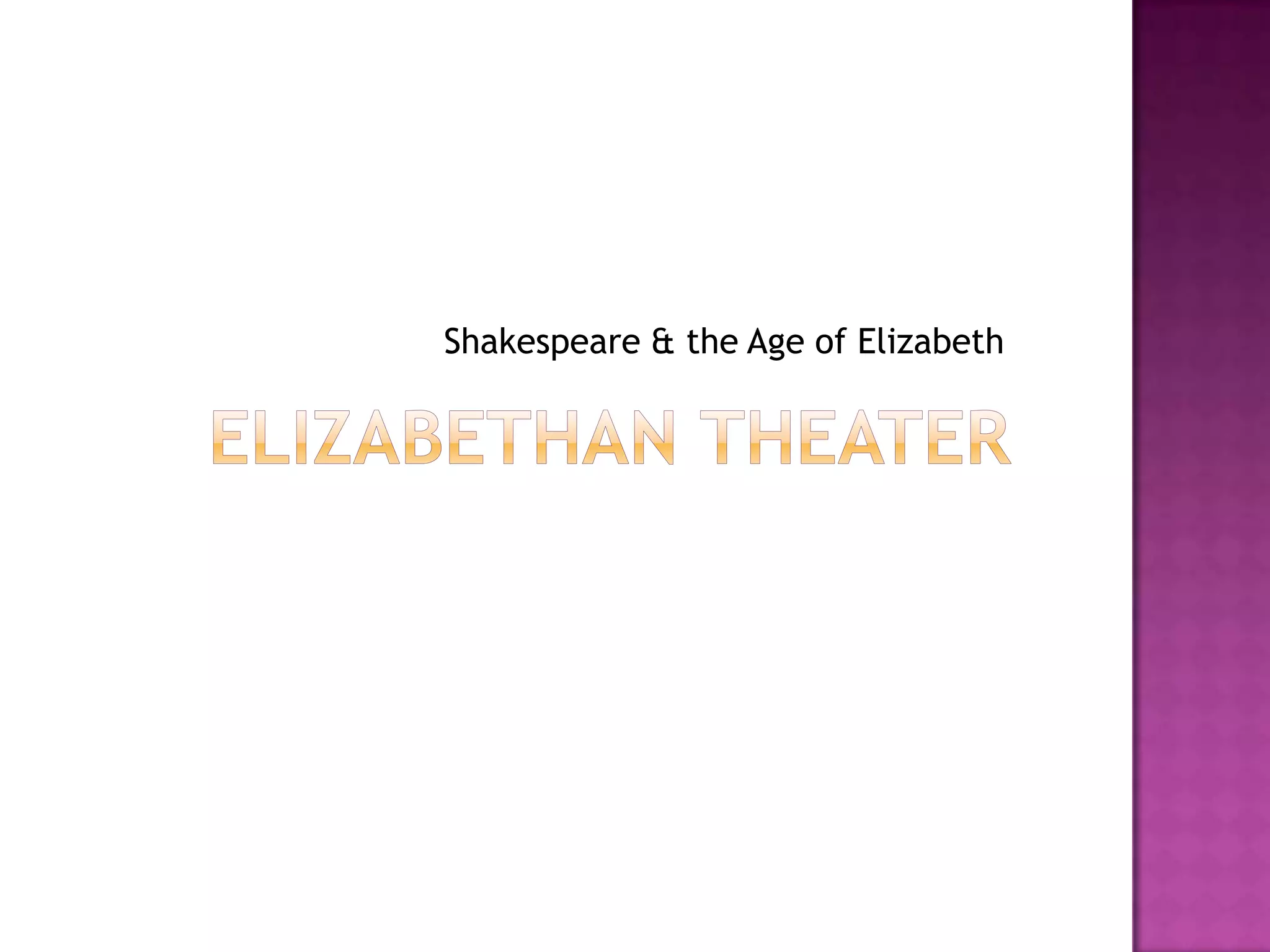 Greek & elizabethan theater | PPTX