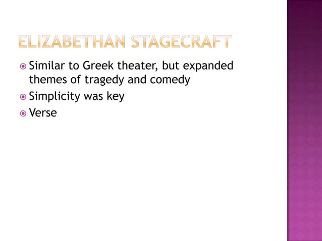 Greek & elizabethan theater | PPTX