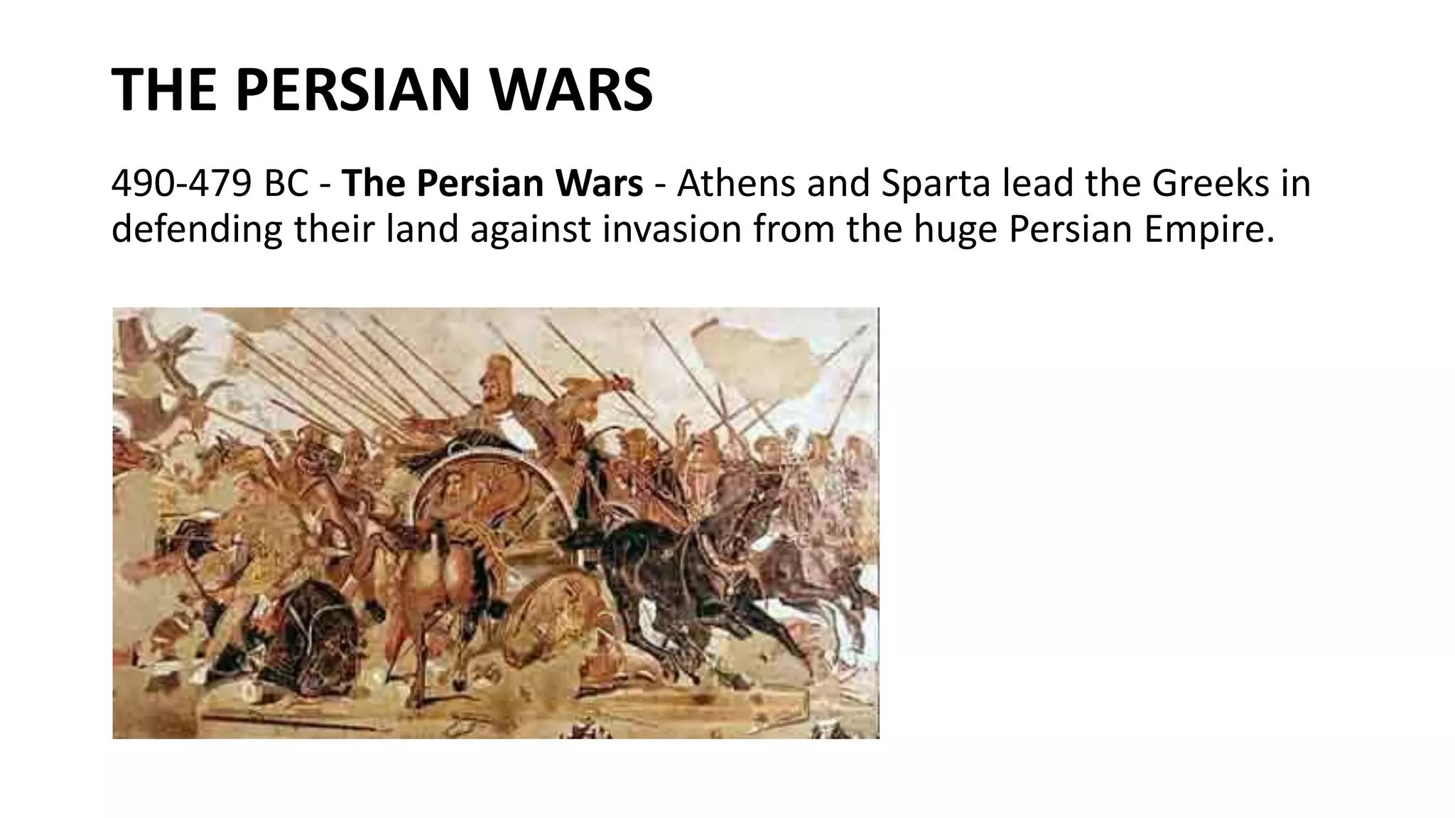 YEAR 9 HISTORY - THE ANCIENT GREEK EMPIRE | PPTX