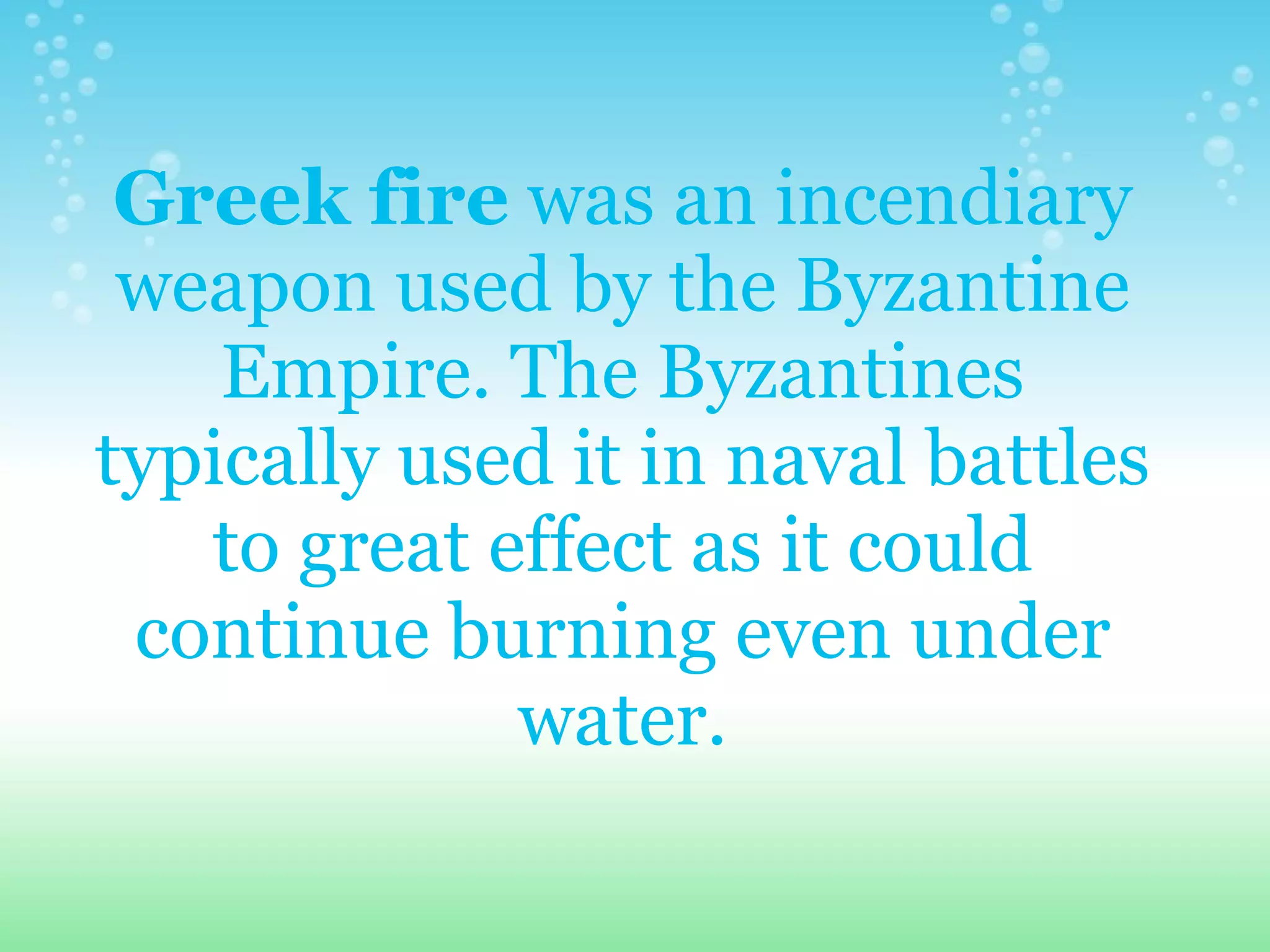 Greek fire | PPT