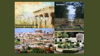 Greek garden in Landscape design | PPTX