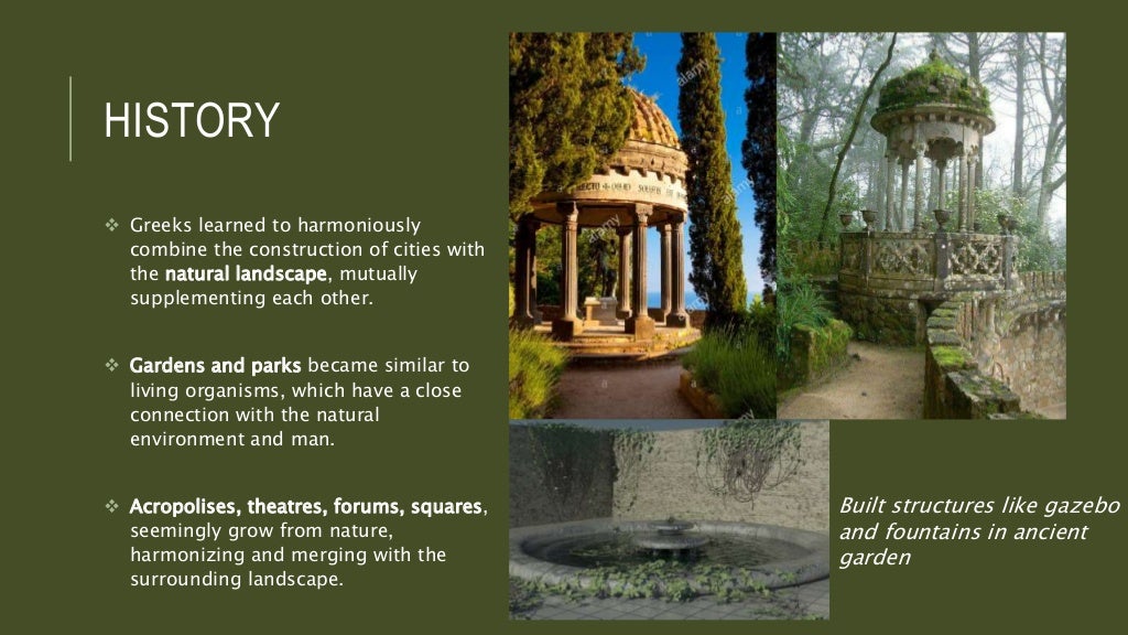 Greek garden in Landscape design