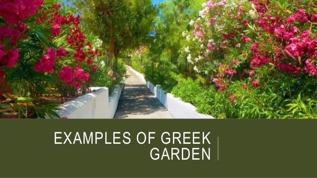 Greek garden in Landscape design