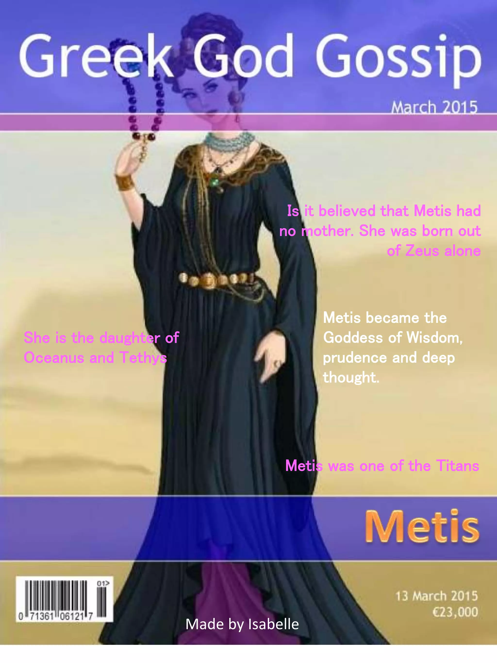 Greek God Gossip Magazines | PPTX