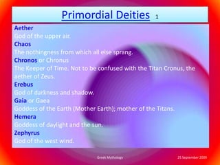 Greek Gods | PPT