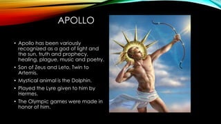 My Favorite Greek Gods and Goddesses | PPTX | Christianity | Religion ...