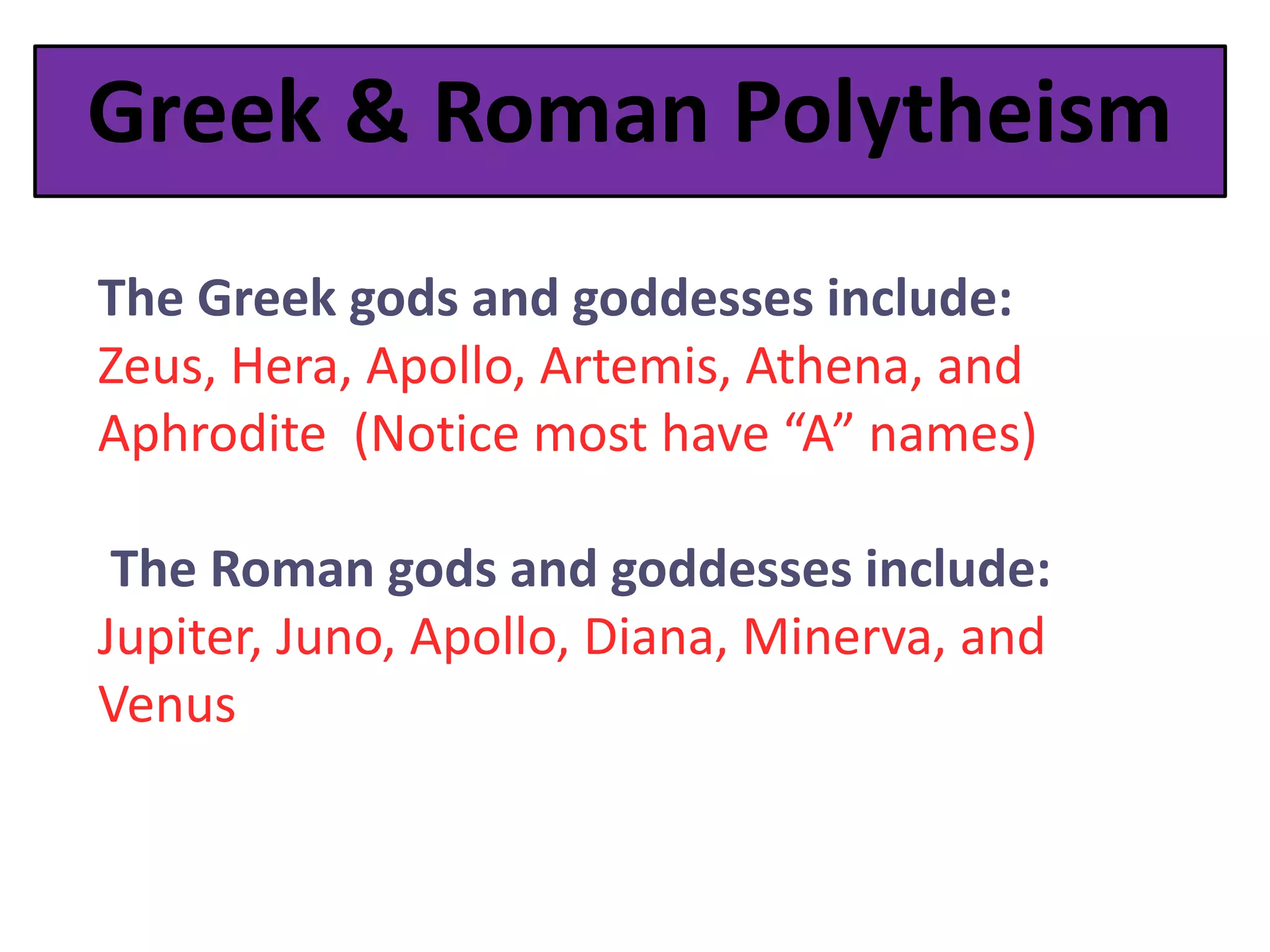 Greek gods | PPTX