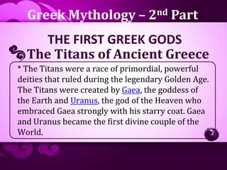 Greek Gods | PPTX