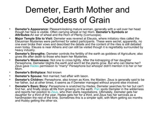 Greek gods and goddesses by Imani | PPT