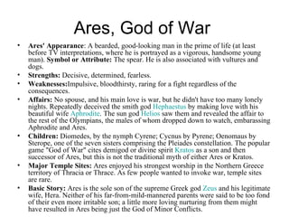 Greek gods and goddesses by Imani | PPT