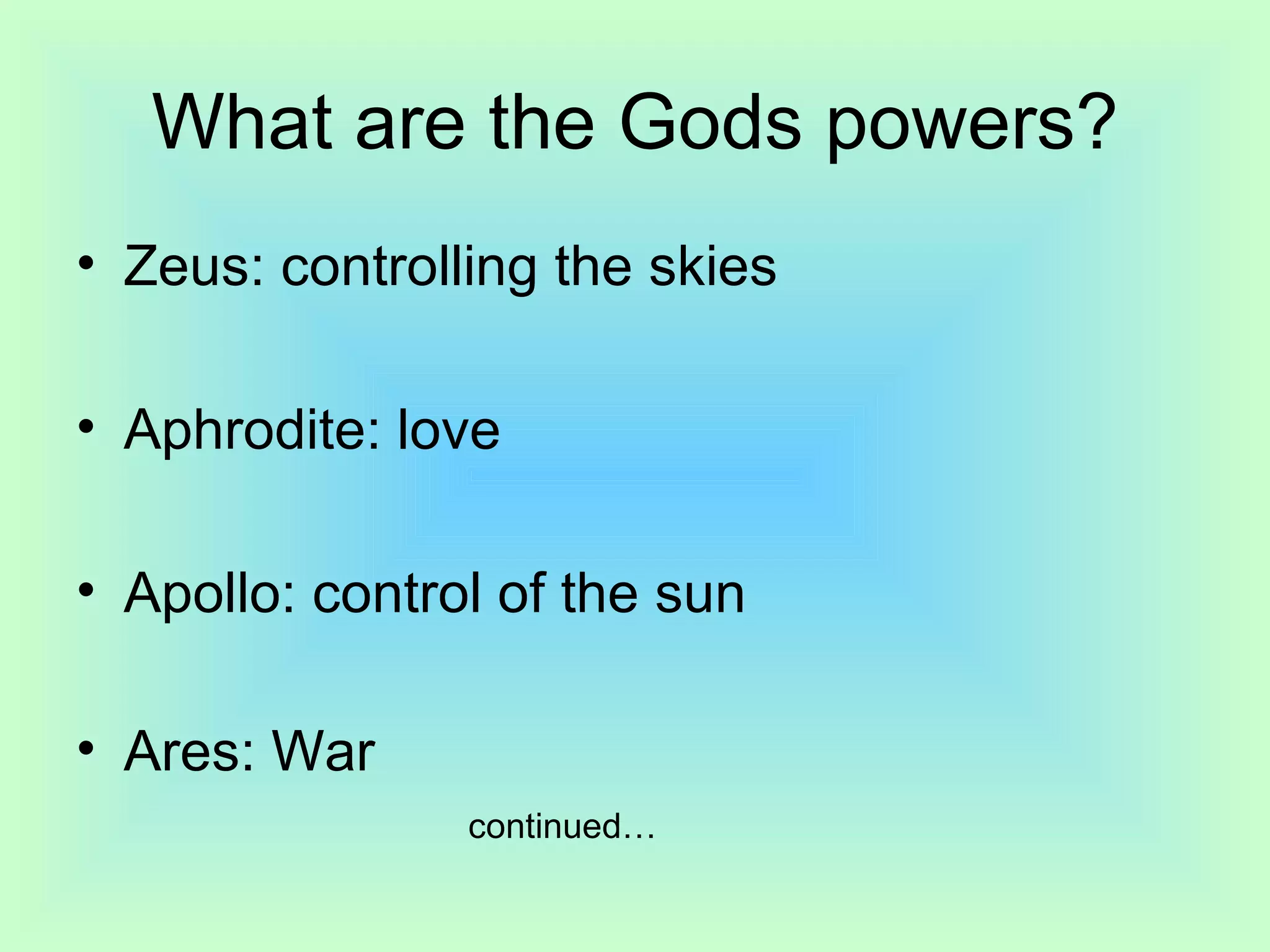 Greek gods and goddesses | PPT