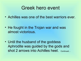 Greek gods and goddesses | PPT
