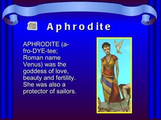 Greek Gods and Goddesses | PPT
