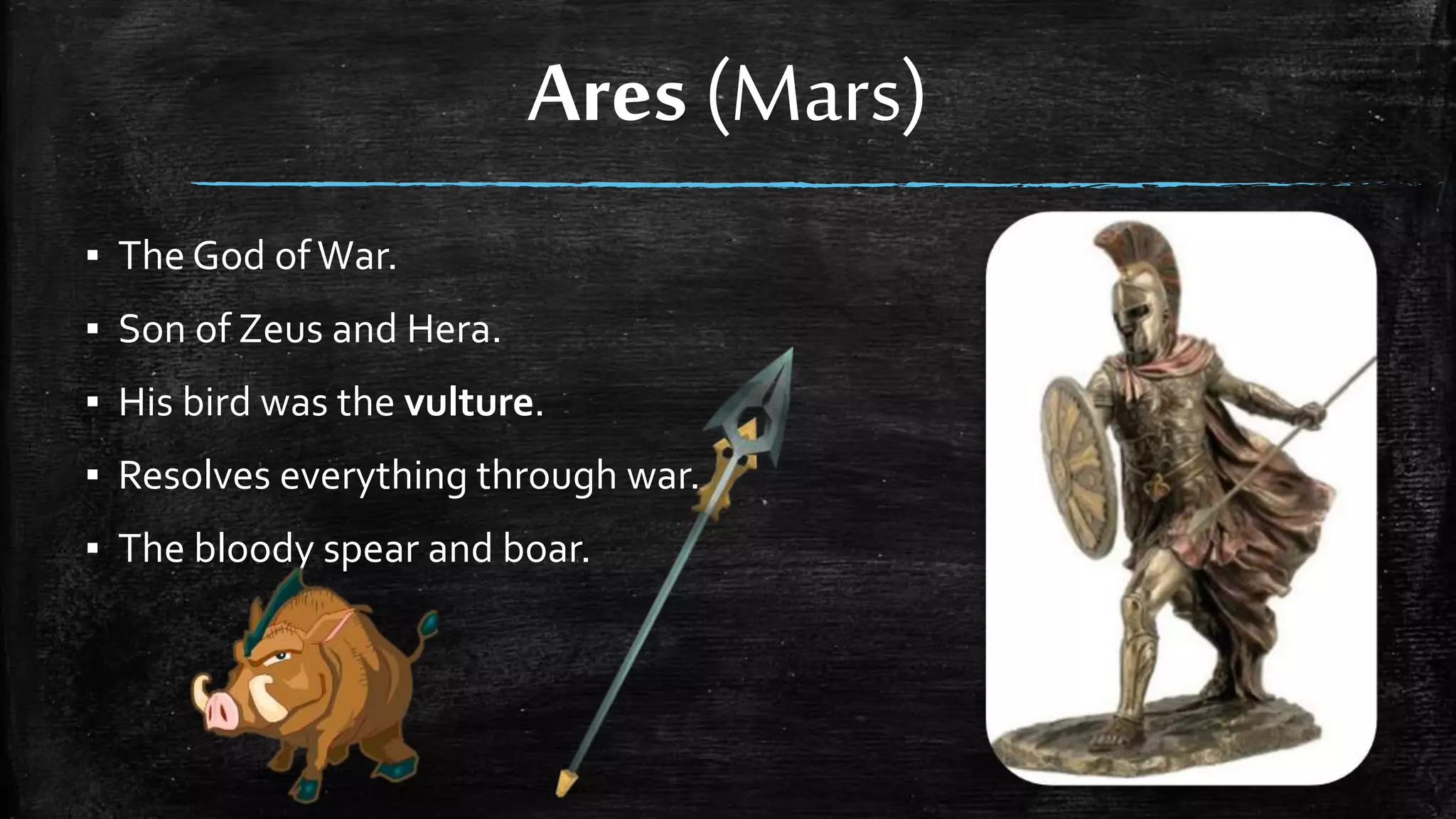 Greek gods and goddesses | PPTX