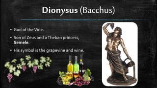 Greek gods and goddesses | PPTX