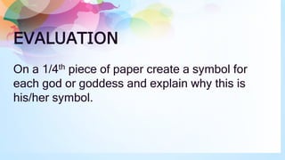 Greek gods and goddesses | PPTX