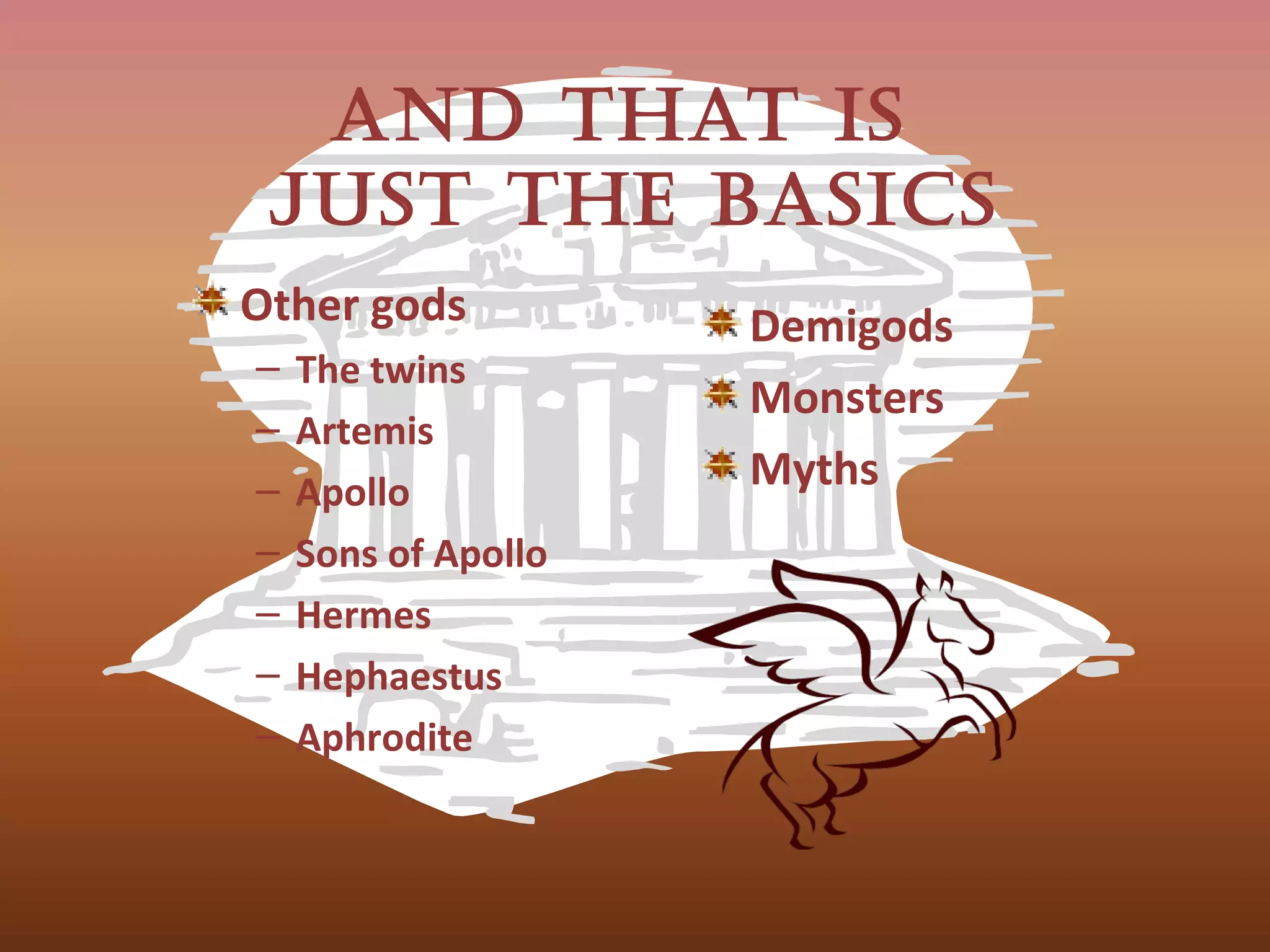 Greek gods introduction, Powerpoint | PPT