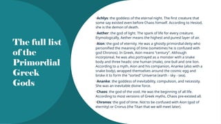 Greek Gods (Midterm).powerpoint presentation | PPTX