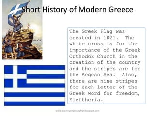 Greek independence day and Greek Easter | PPTX