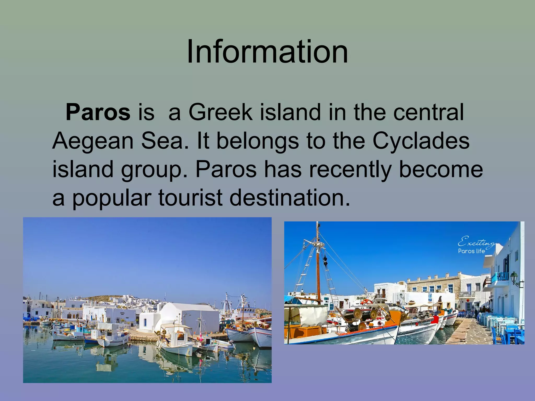 Greek islands paros | PPT | Europe Travel | Travel Locations