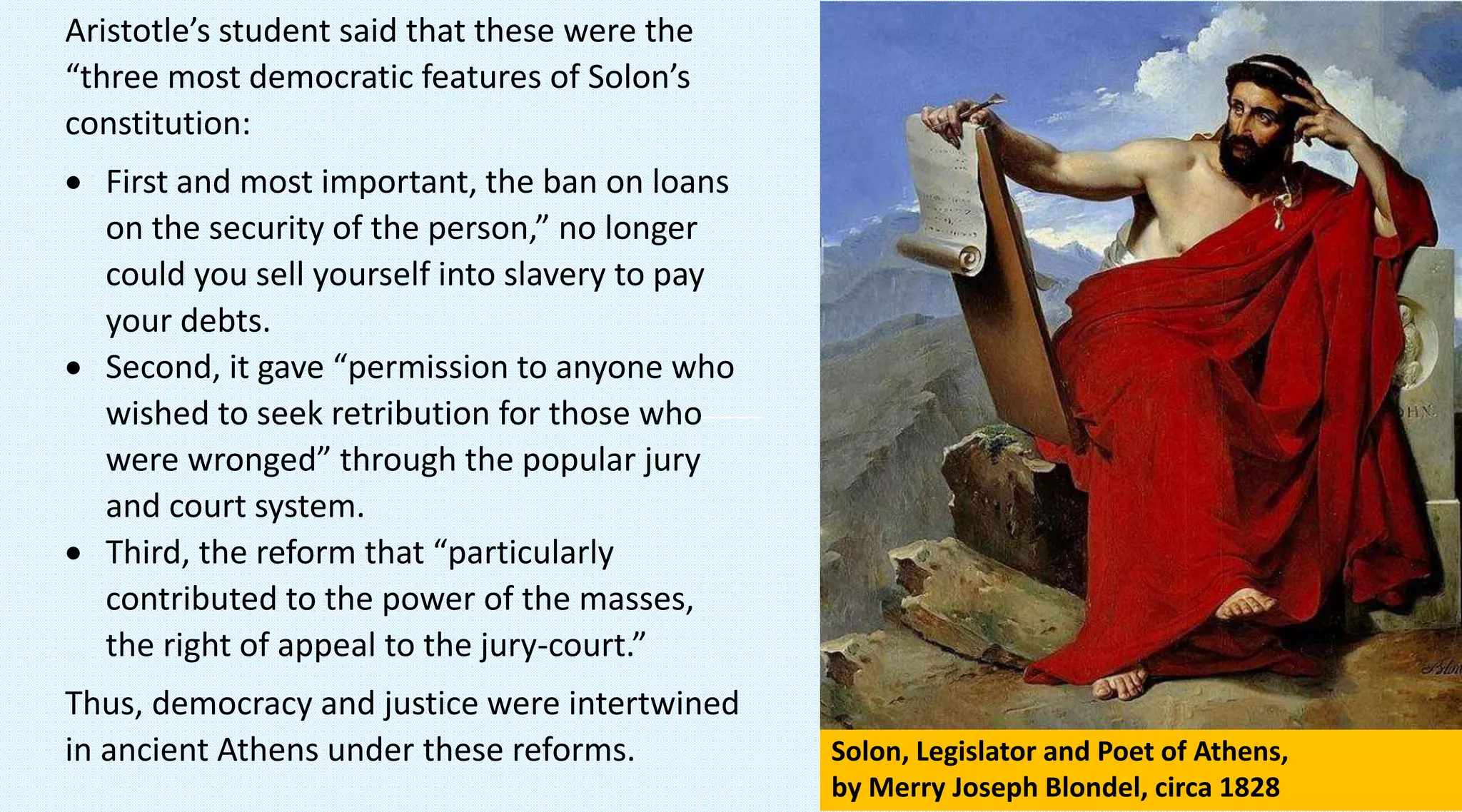 Draco, Solon, and Cleisthenes, Democracy and Justice in Ancient Greece ...