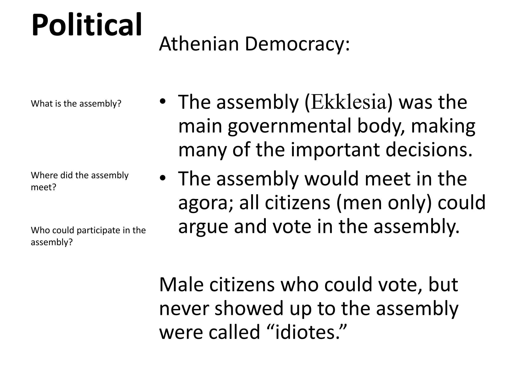 Greek lesson 5 Politics part 2 | PPTX