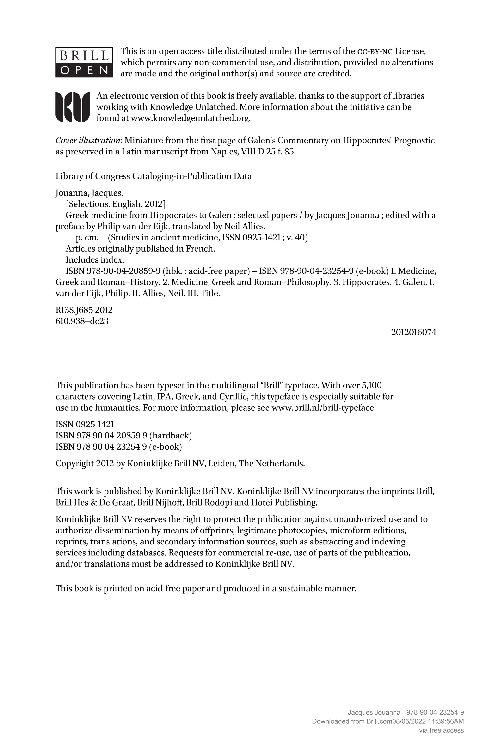 Greek Medicine from Hippocrates to Galen.pdf