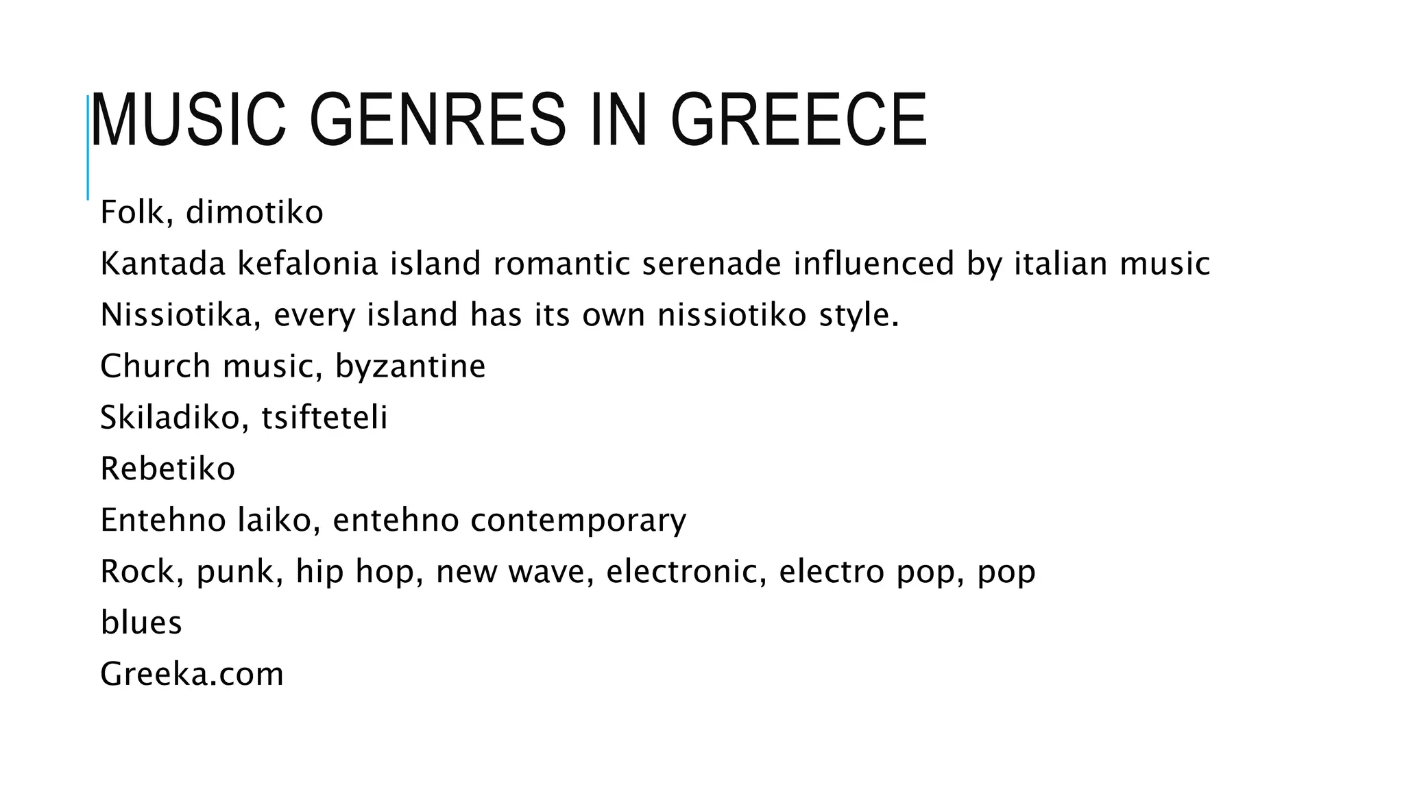 Greek music | PPTX