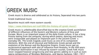 Greek music | PPTX