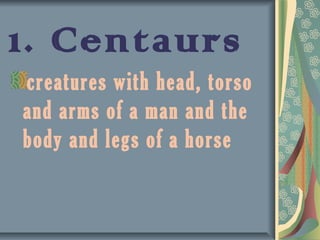 Greek mythological creatures | PPT