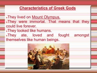 1º ESO. Greek mythology | PPTX | Hinduism | Religion & Spirituality