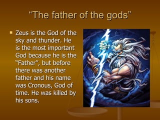 Greek Mythology | PPT | Christianity | Religion & Spirituality