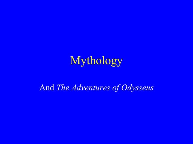 Greek mythology | PPT
