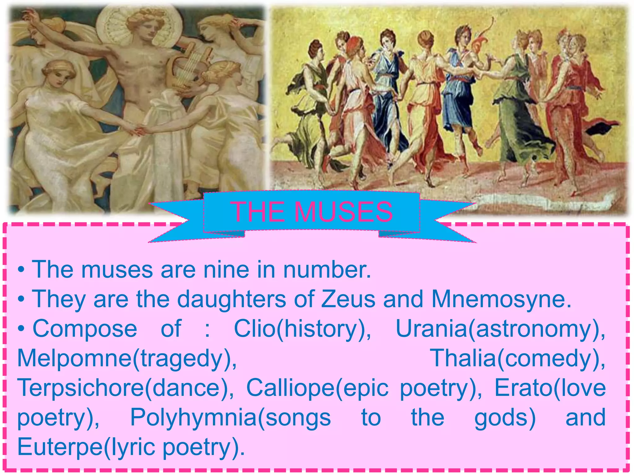 Greek Mythology: Gods and Goddesses and Other Divinities | PPTX