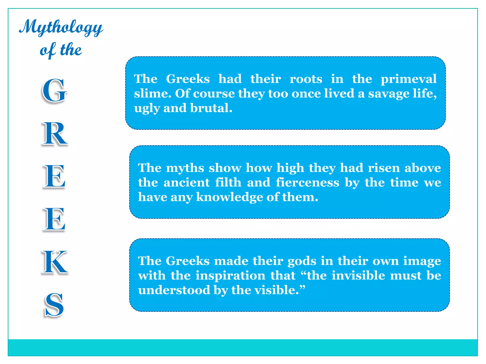 Greek Mythology: Gods and Goddesses and Other Divinities | PPTX