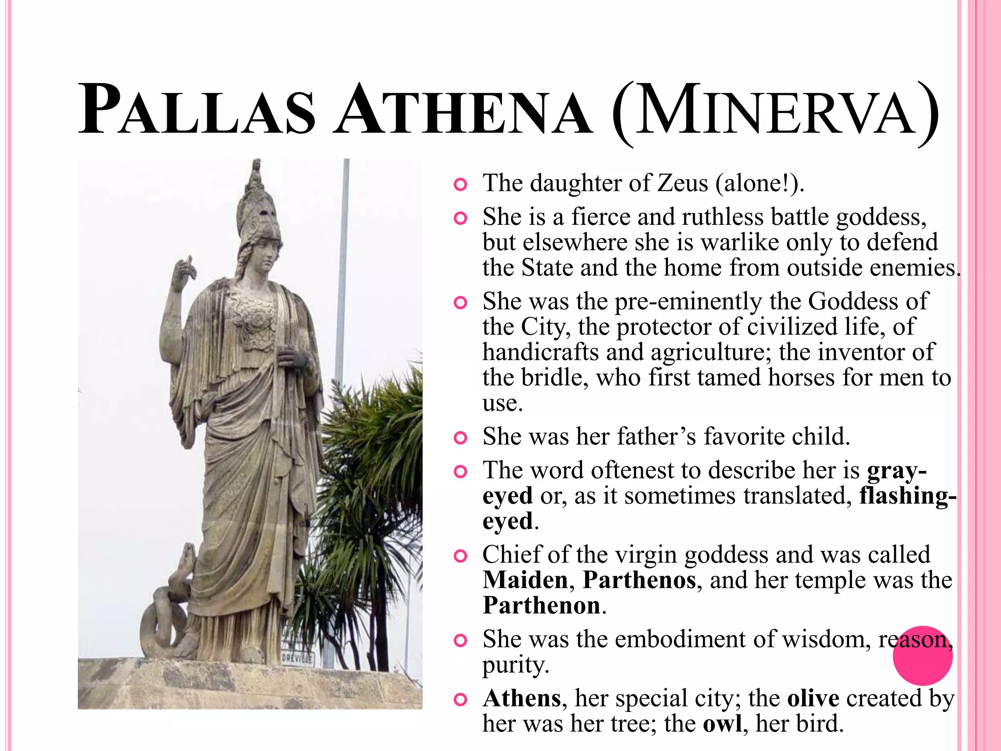 Greek Mythology: Gods and Goddesses (Edith Hamilton) | PPTX