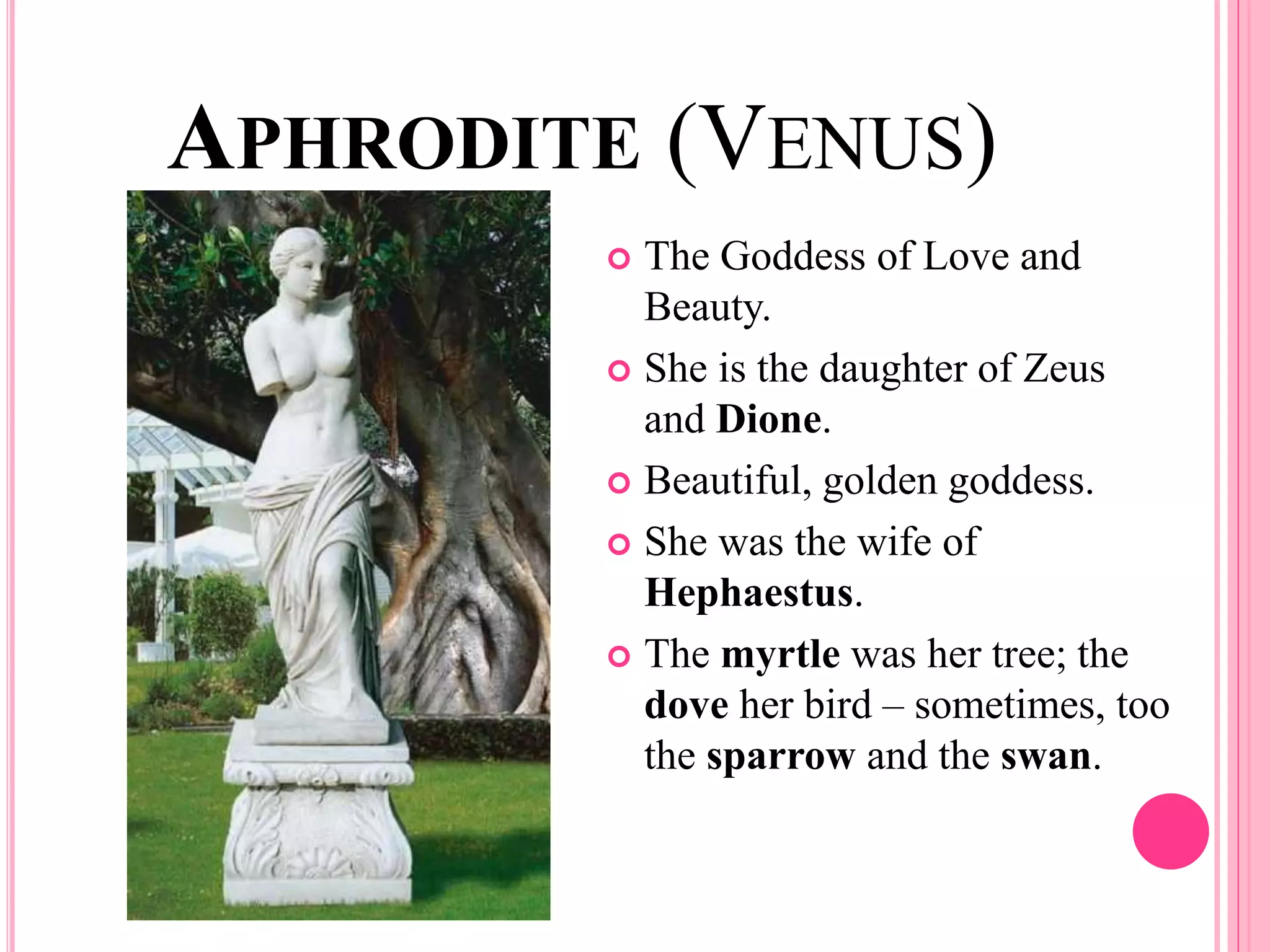 Greek Mythology: Gods and Goddesses (Edith Hamilton) | PPTX