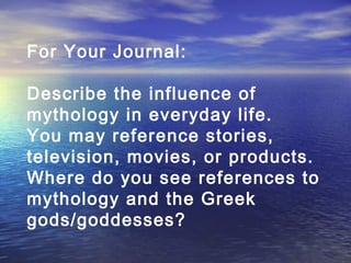 Greek Mythology Connections to Modern Times | PPT